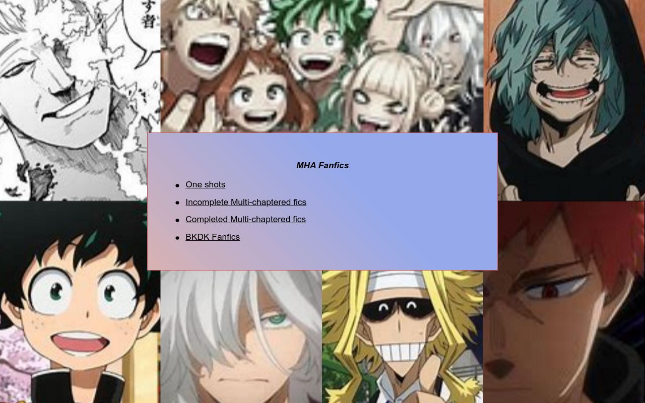 MHA Fanfics